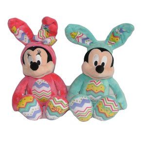 Disney | Other | Disney Mickey Minnie Mouse Plush Easter Bunny Nwt ...